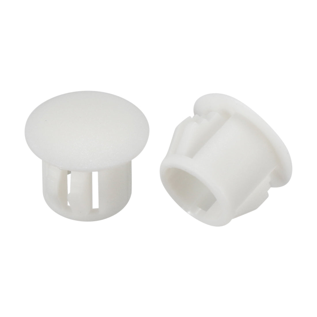 Uxcell 50pcs 9.5mm x 10.3mm Beige Nylon Round Snap Locking Panel Hole ...