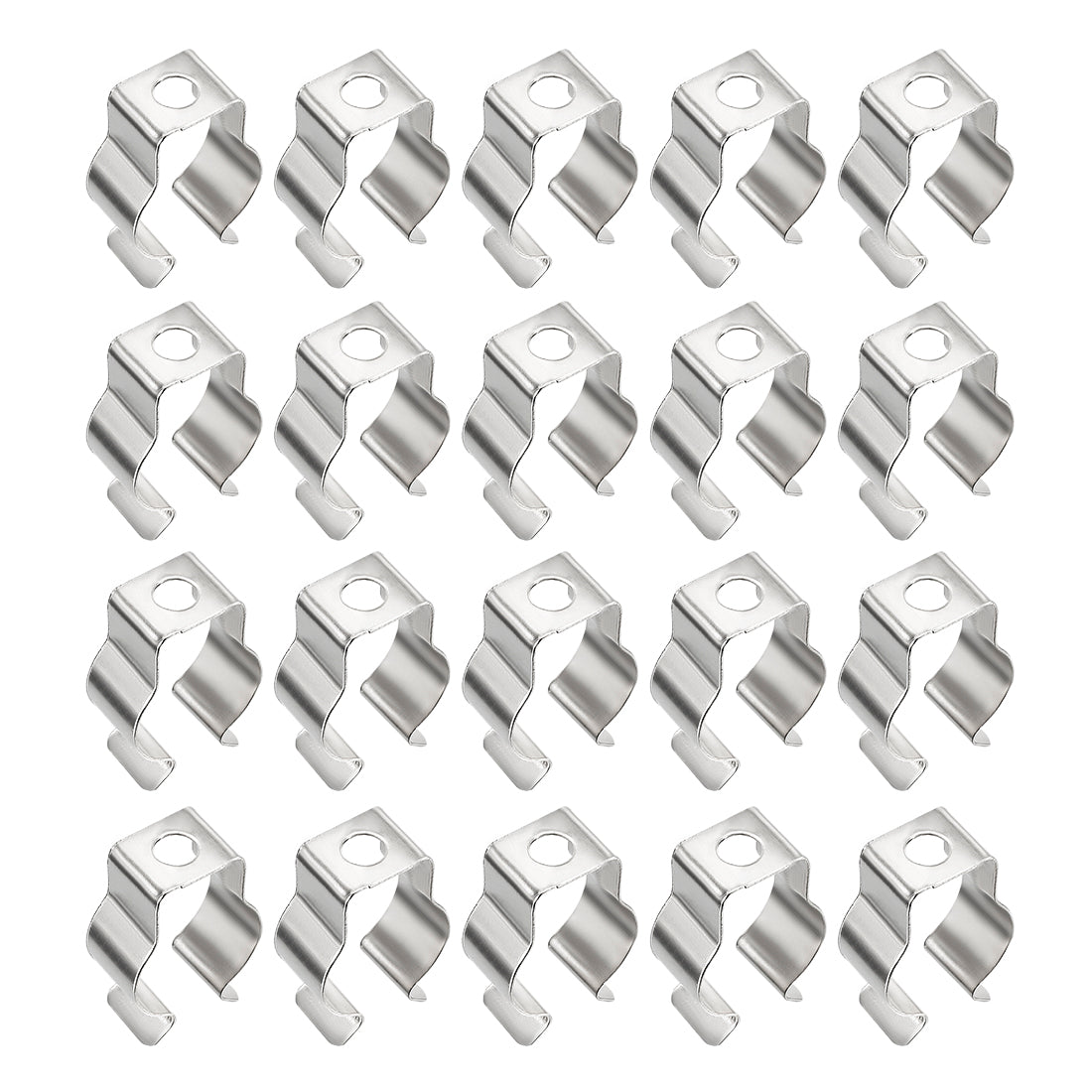 Uxcell 20 Pcs T5 Fluorescent Tube Lamp Bracket Clips Socket Lampholder ...