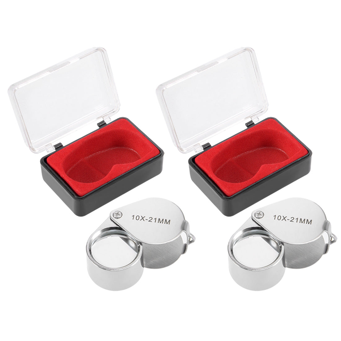Uxcell Mini Microscope Jewelers Eye Loupe Magnifier Magnifying Glass ...