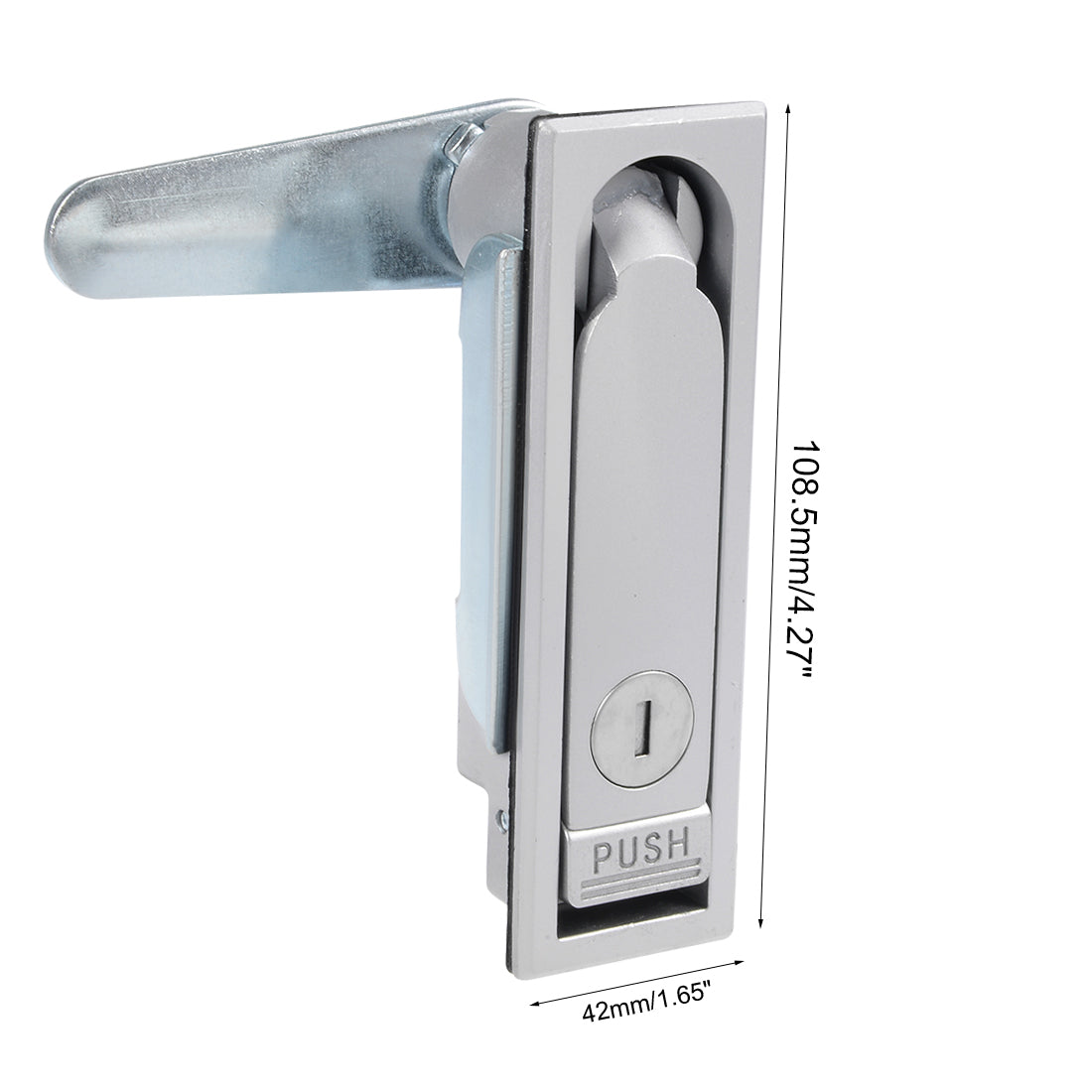 Uxcell Electric Cabinet Panel Cam Lock Push Type Door Lock w Keys 713 ...