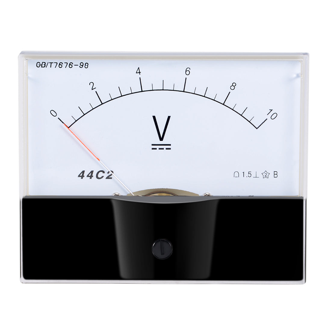 Uxcell DC 0-10V Analog Panel Voltage Gauge Volt Meter 44C2 1.5% Error ...