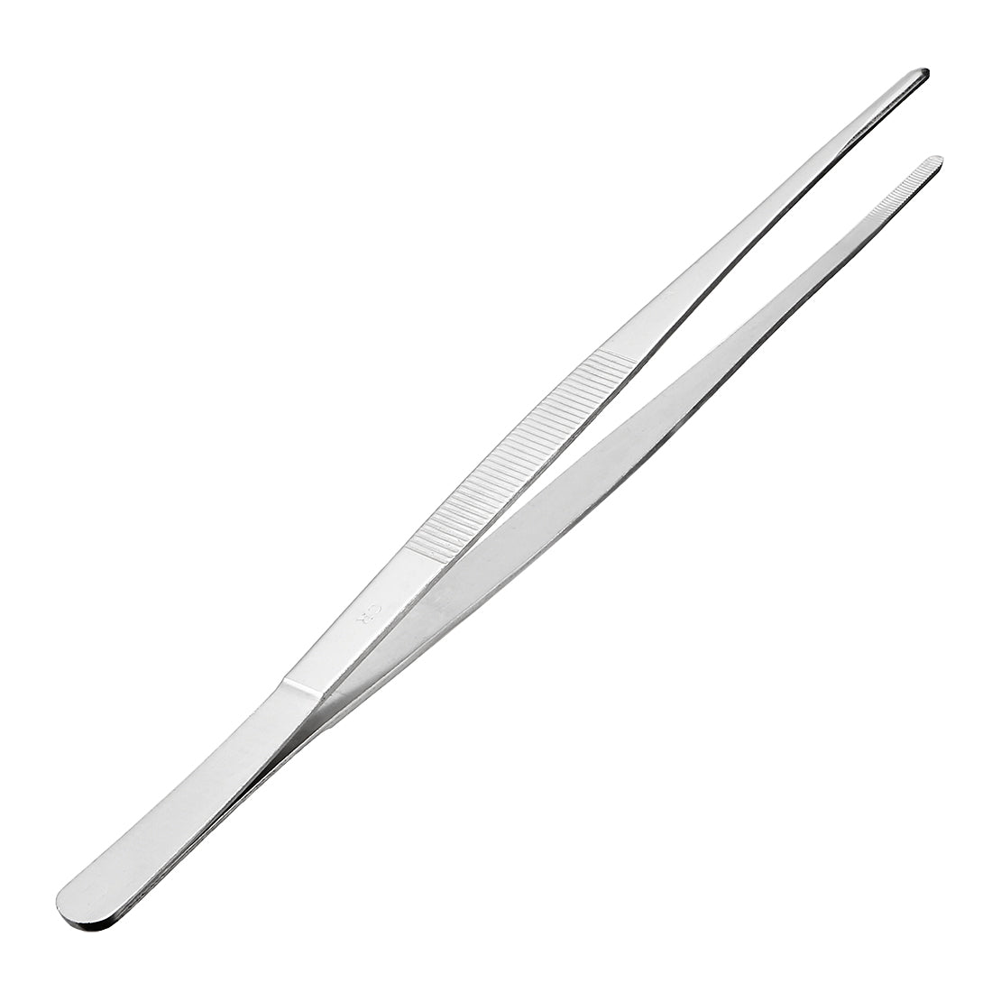 Uxcell 1 Pcs 12-Inch Stainless Steel Straight Blunt Tweezers with ...