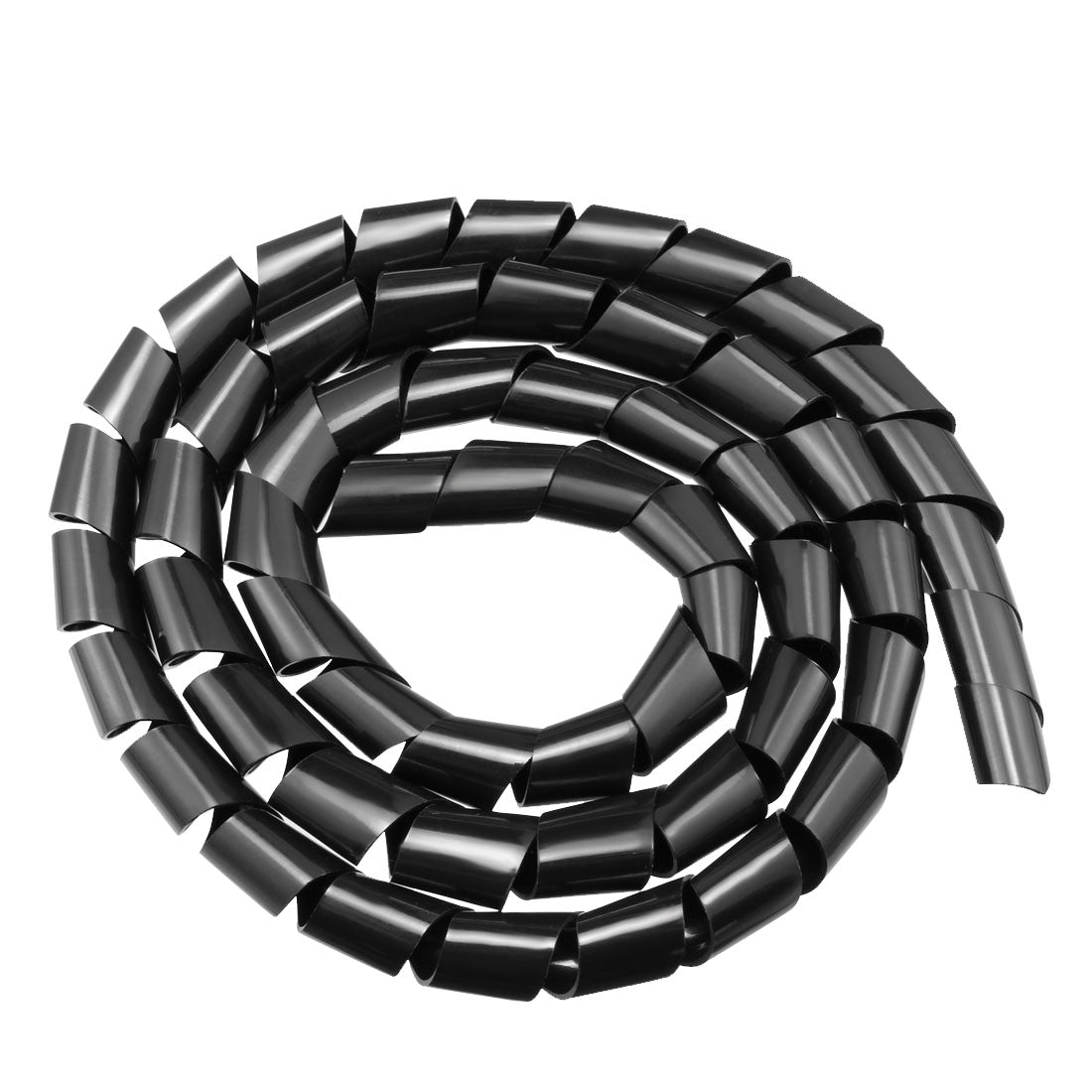 Uxcell 30mm Flexible Spiral Tube Cable Wire Wrap Computer Manage Cord ...