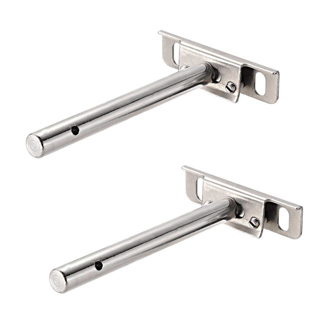 Uxcell 2 pcs 76mm x 20mm x 130mm Adjustable Blind Shelf Floating ...