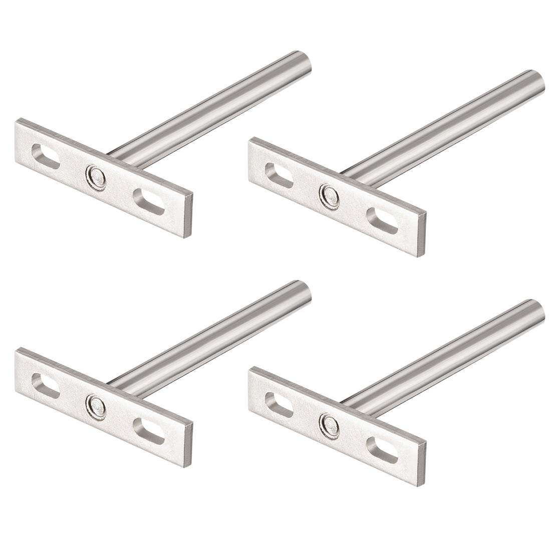 Uxcell Invisible Floating Shelf Brackets 4" (100mm) Hidden Blind ...