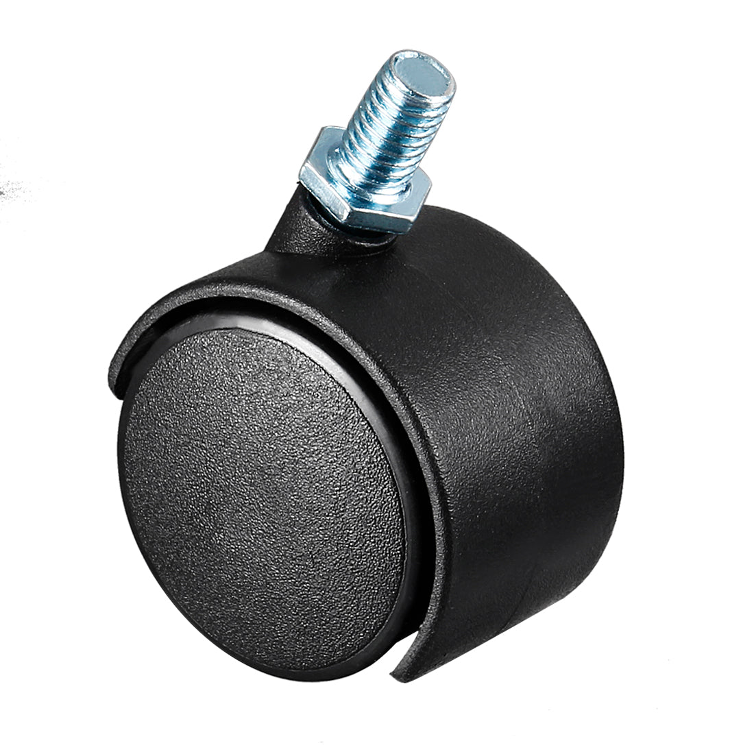 Uxcell 1.5 Inch Swivel Caster Wheels Nylon 360 Degree Threaded Stem ...