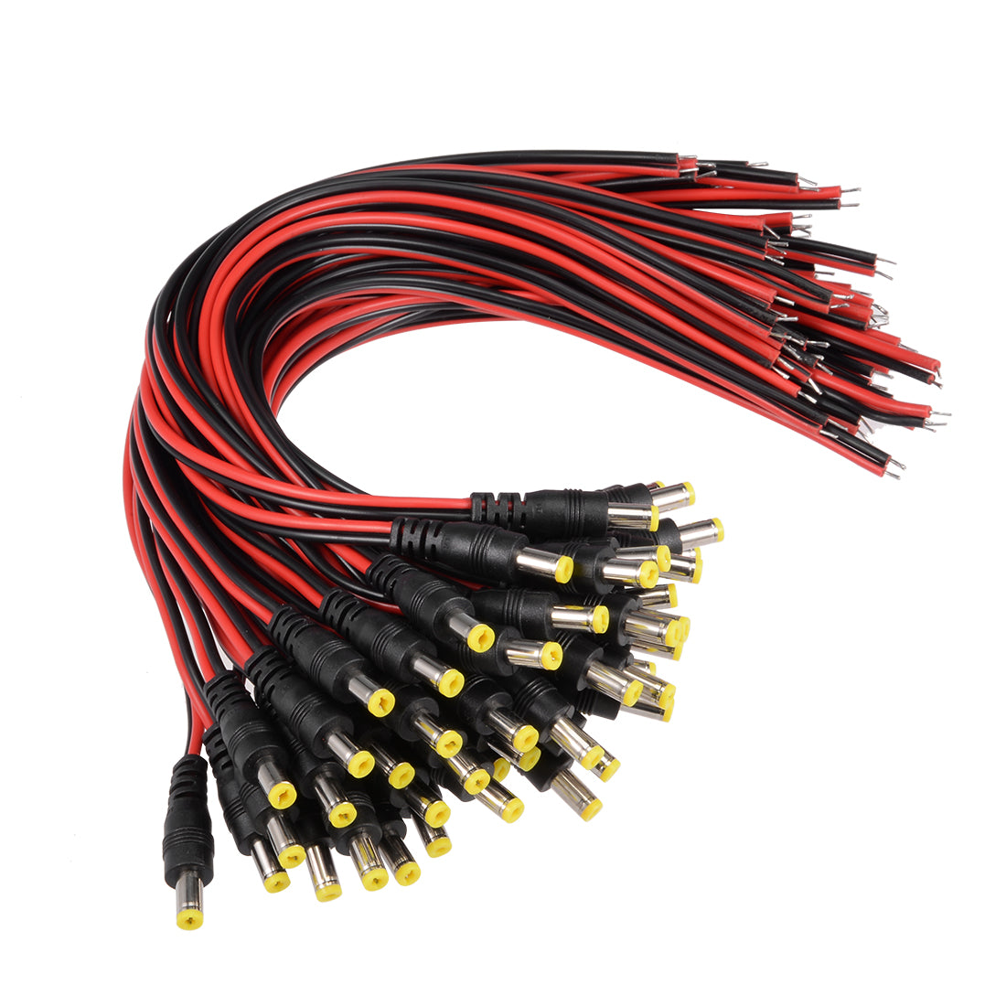 Uxcell 45pcs 5.5mm x 2.1mm Male DC Wire Power Adapter Jack Socket ...