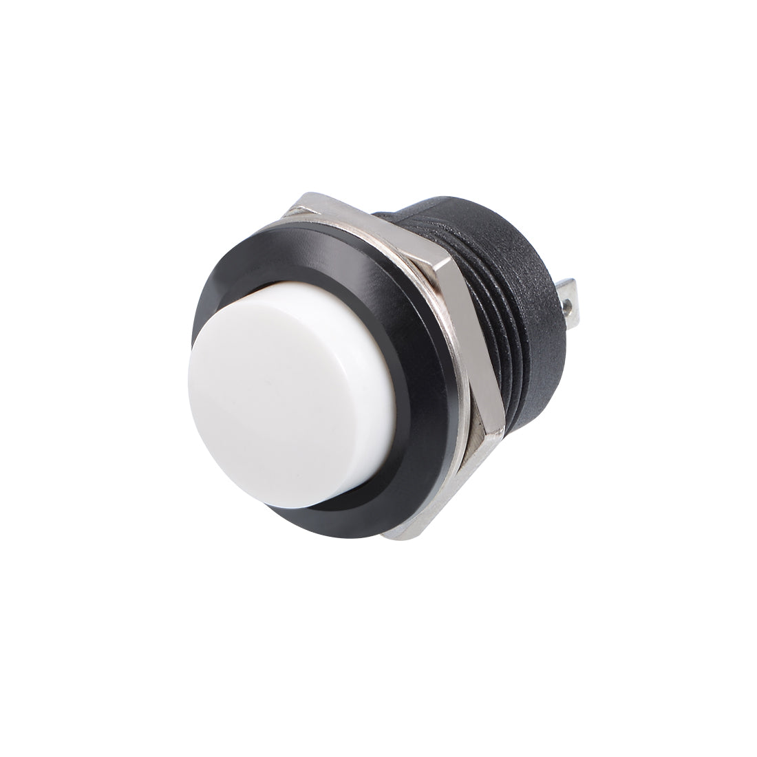Uxcell 10Pcs,16mm White Momentary Push Button Switch Round Raised ...