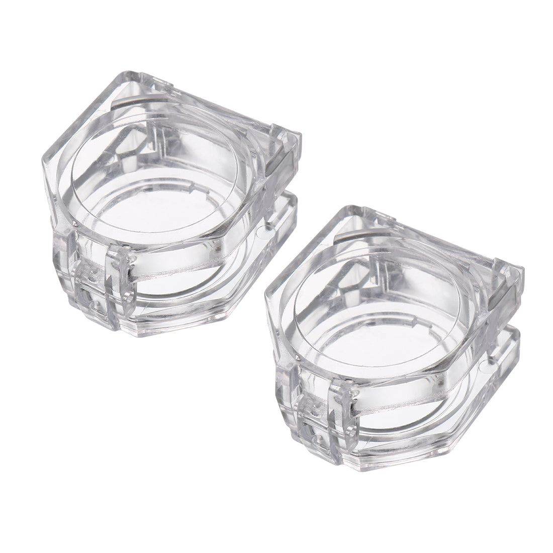 Uxcell 2pcs Clear Plastic Switch Cover Protector for 22mm Diameter Push ...