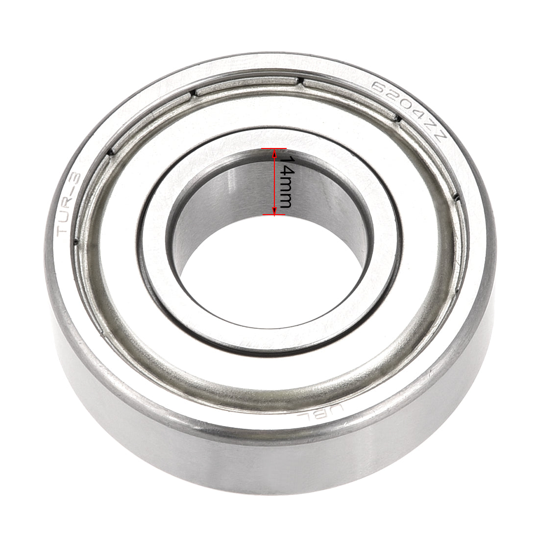 Uxcell Deep Groove Ball Bearings Metric Double Shield Chrome Steel P0 ...