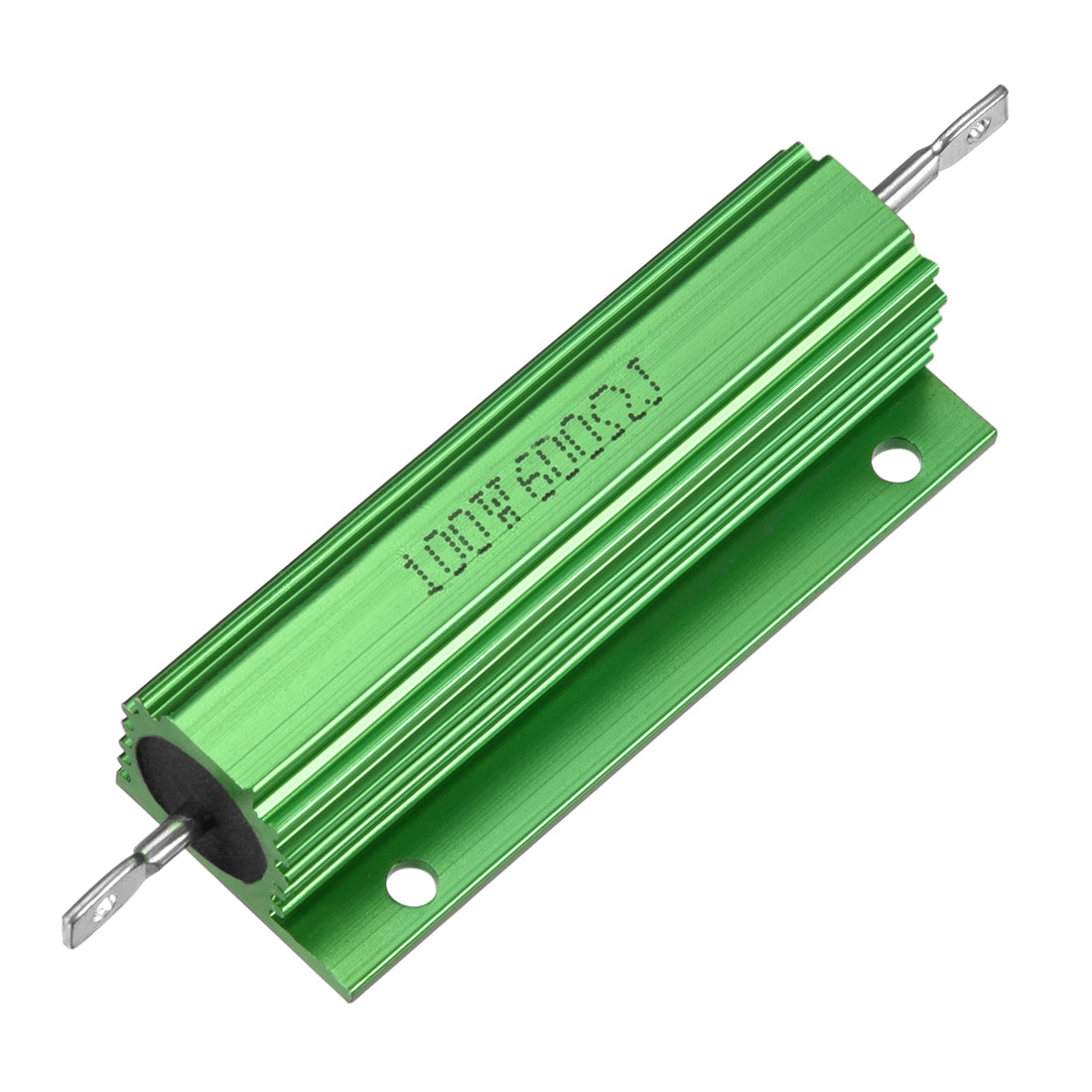 Uxcell Aluminum Case Resistor 100W 600 Ohm Wirewound Green for LED ...