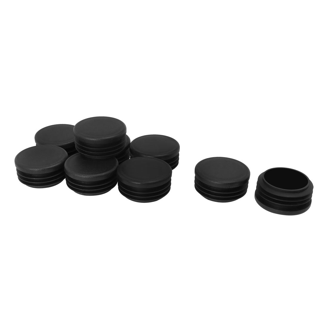 Uxcell 50mm 2" OD Plastic Tube Inserts Pipe End Blank Caps 9pcs, 1.85 ...