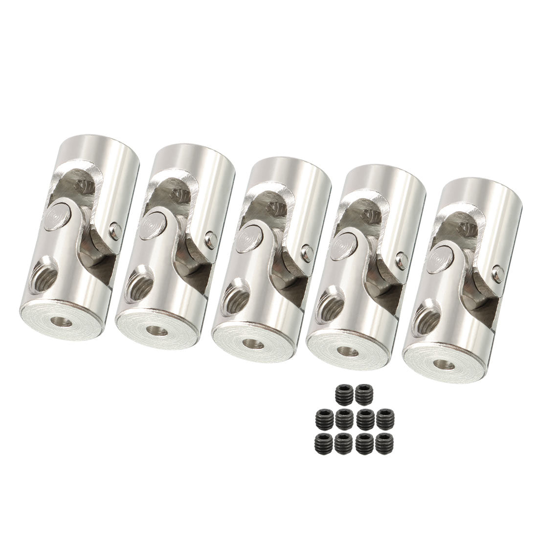 Uxcell 5pcs 2mm to 2.3mm Inner Dia Rotatable Universal Steering Shaft U ...