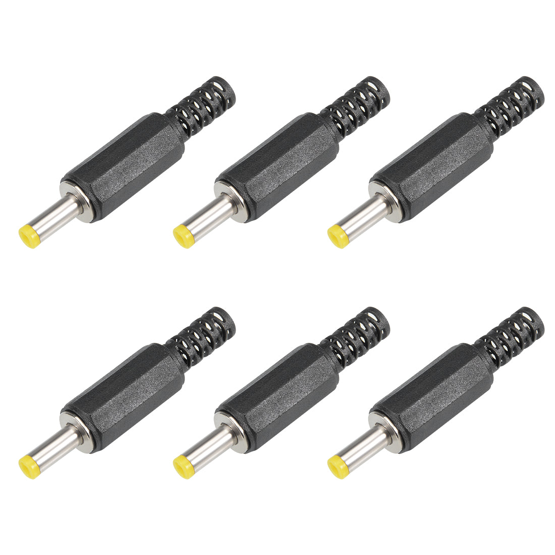Uxcell 6Pcs DC Male Connector 4.0mm x 1.7mm Power Cable Jack Adapter ...