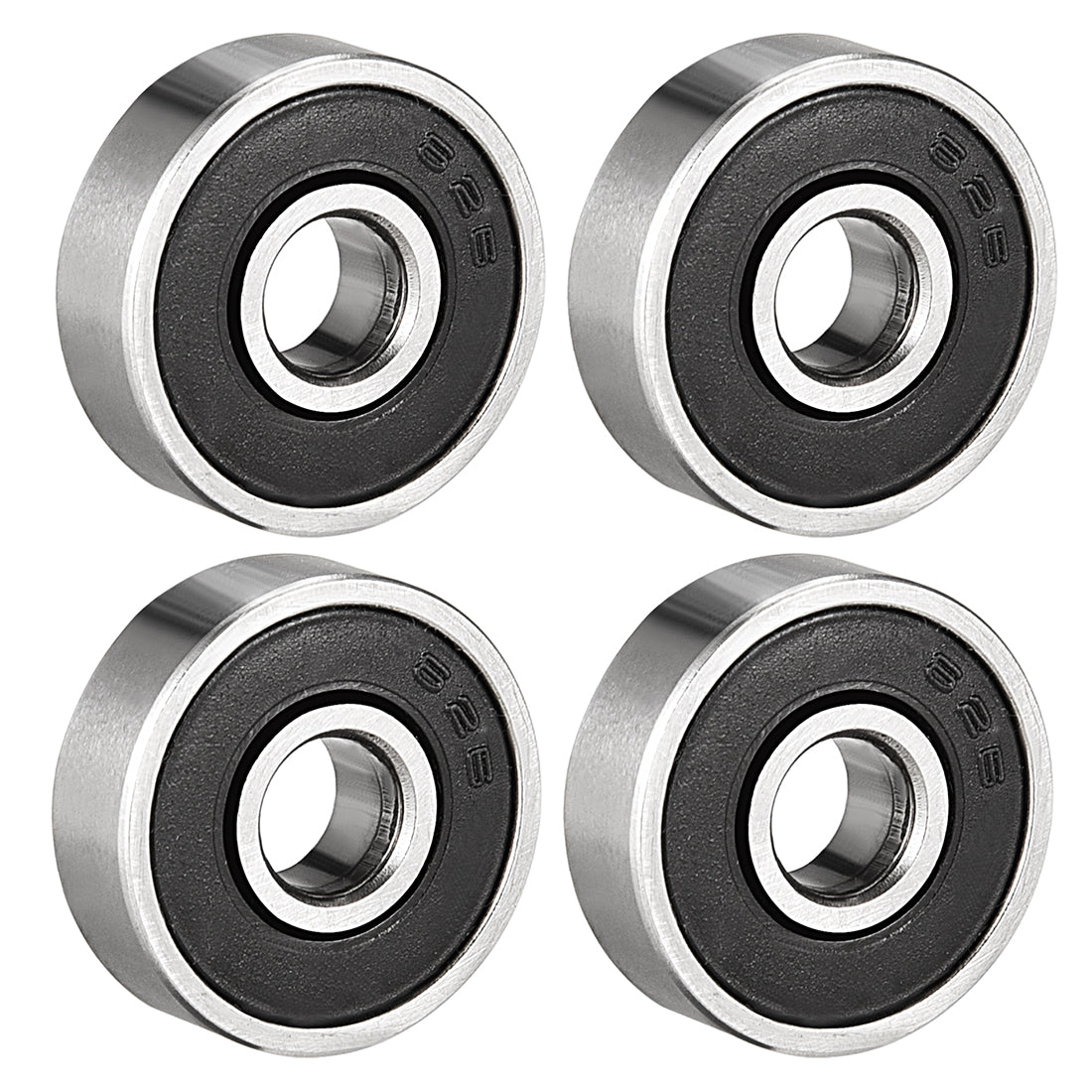 Uxcell Deep Groove Ball Bearing 626-2RS Double Sealed 6 x 19 x 6mm ...