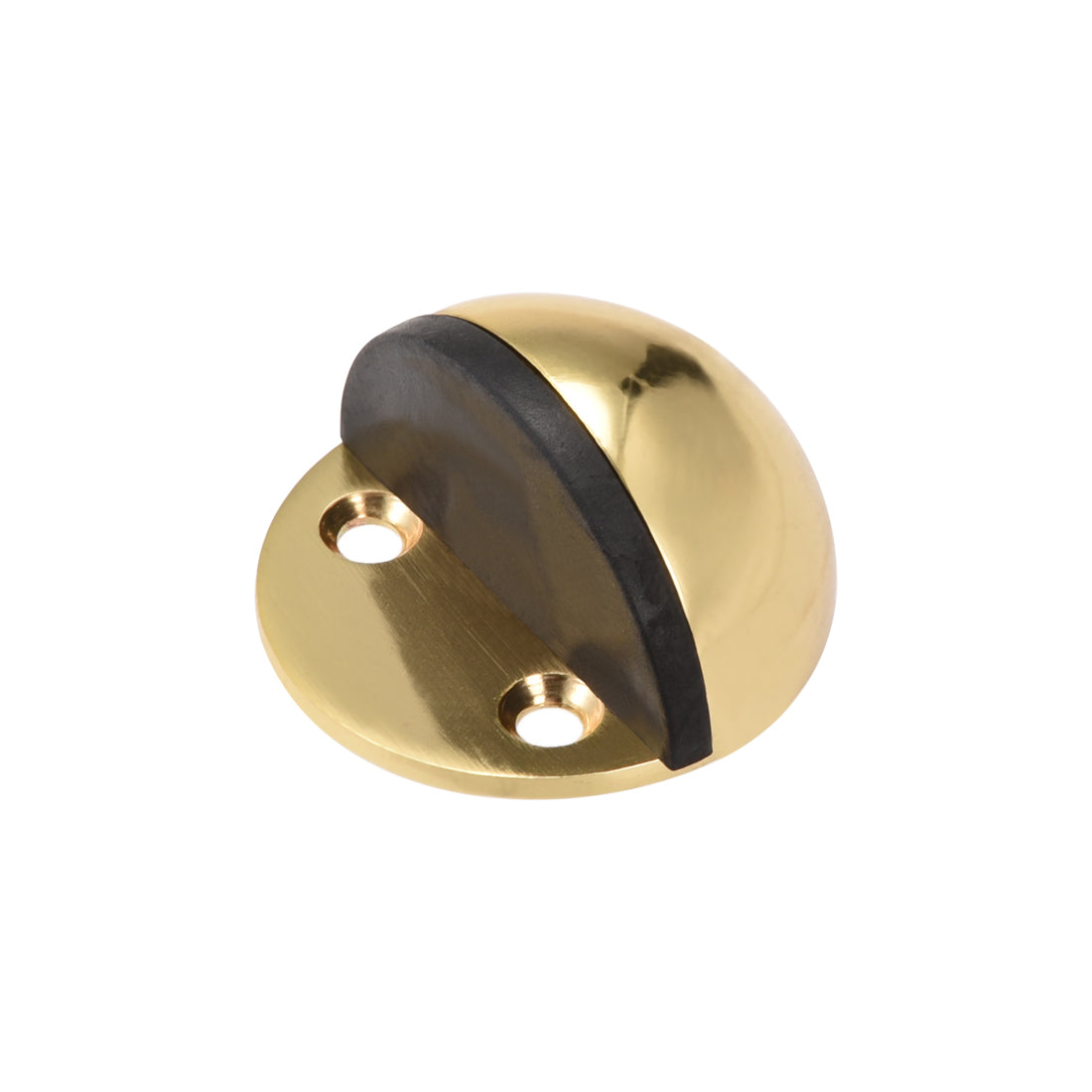 Uxcell Stainless Steel Floor Door Stopper with Rubber Bumper Adhesive ...