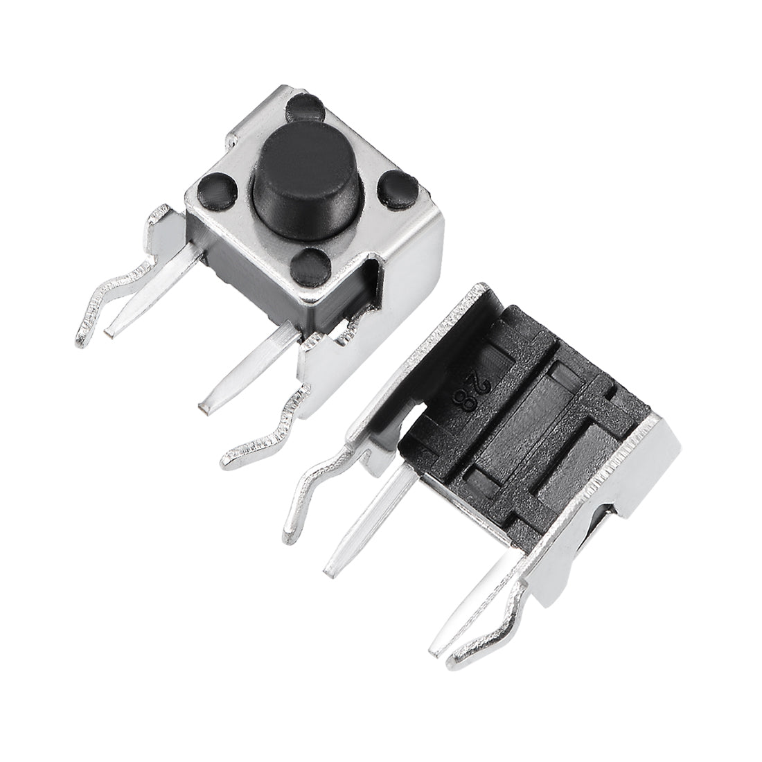 Uxcell 55Pcs Momentary PCB Side Mounting Fixed Bracket Pushbutton Push ...