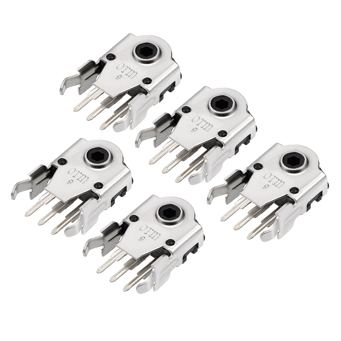 Uxcell 5 Pcs 9mm Encoder Switch Mouse Encoder Scroll Wheel Repair Part ...
