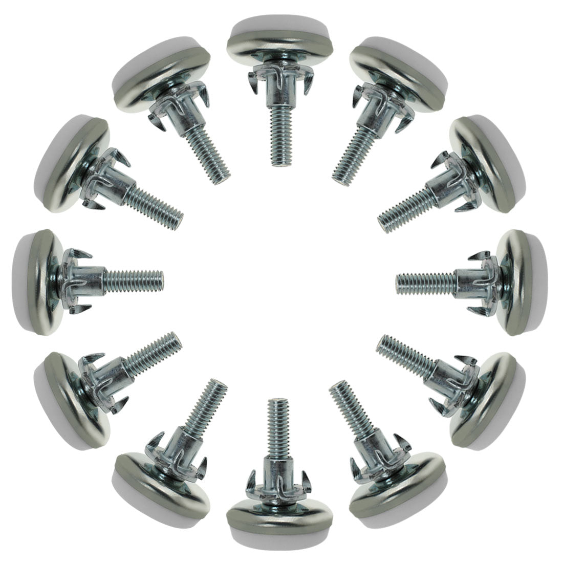 Uxcell M6 x 20 x 30mm Leveling Feet Adjustable Leveler for Furniture ...