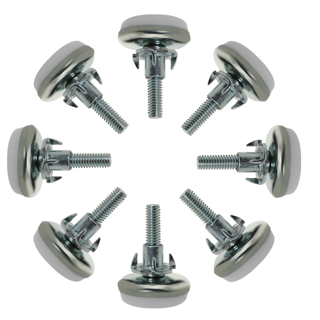 Uxcell M6 x 25 x 30mm Leveling Feet Adjustable Leveler for Furniture ...