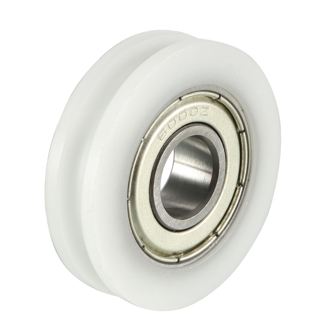 Uxcell 1.8mm Deep Metal U Groove Guide Bearing Pulley Rail Ball Wheel ...
