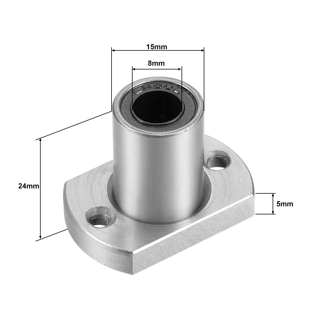 Uxcell Linear Motion Ball Bearings Oval Flange | Harfington