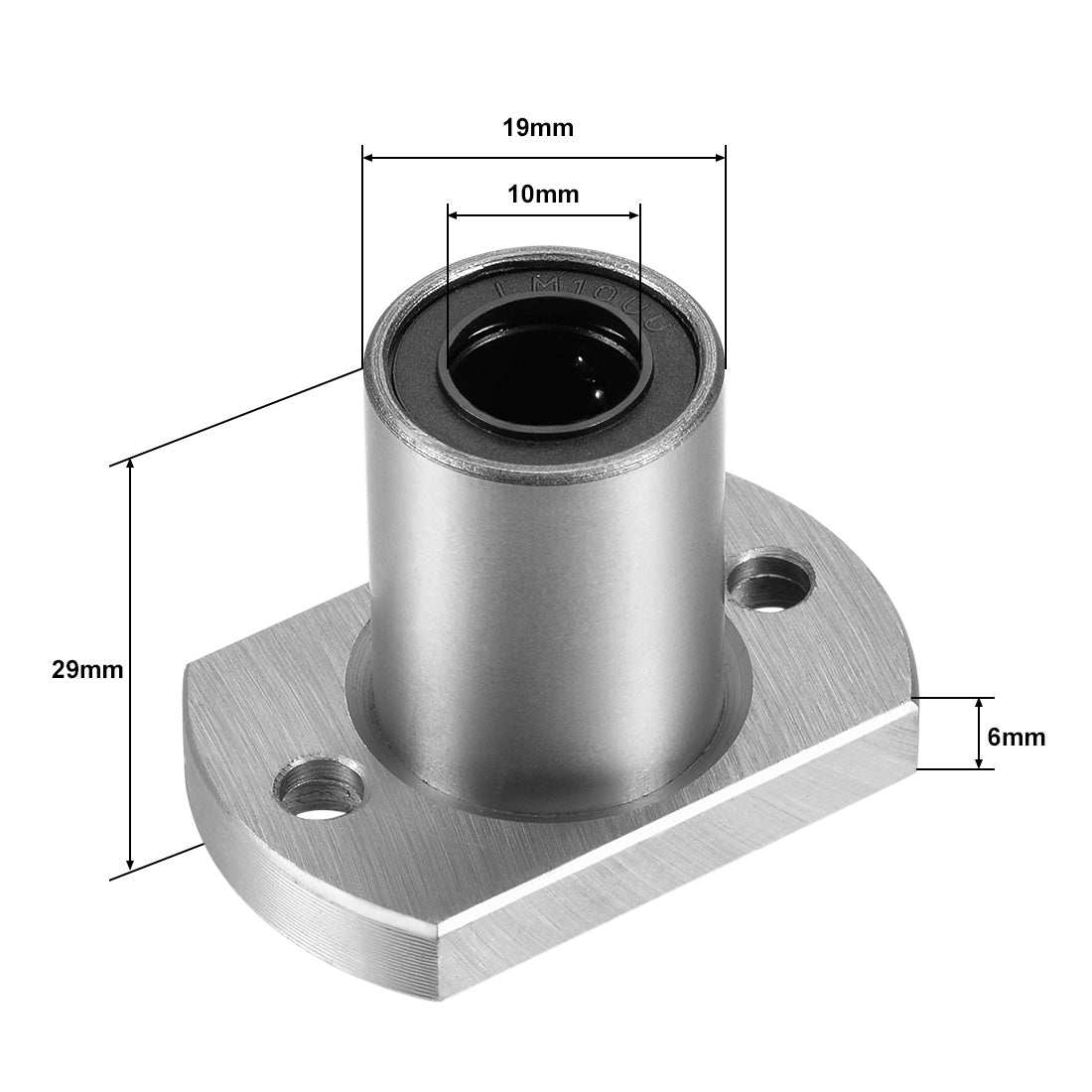 Uxcell Linear Motion Ball Bearings Oval Flange | Harfington