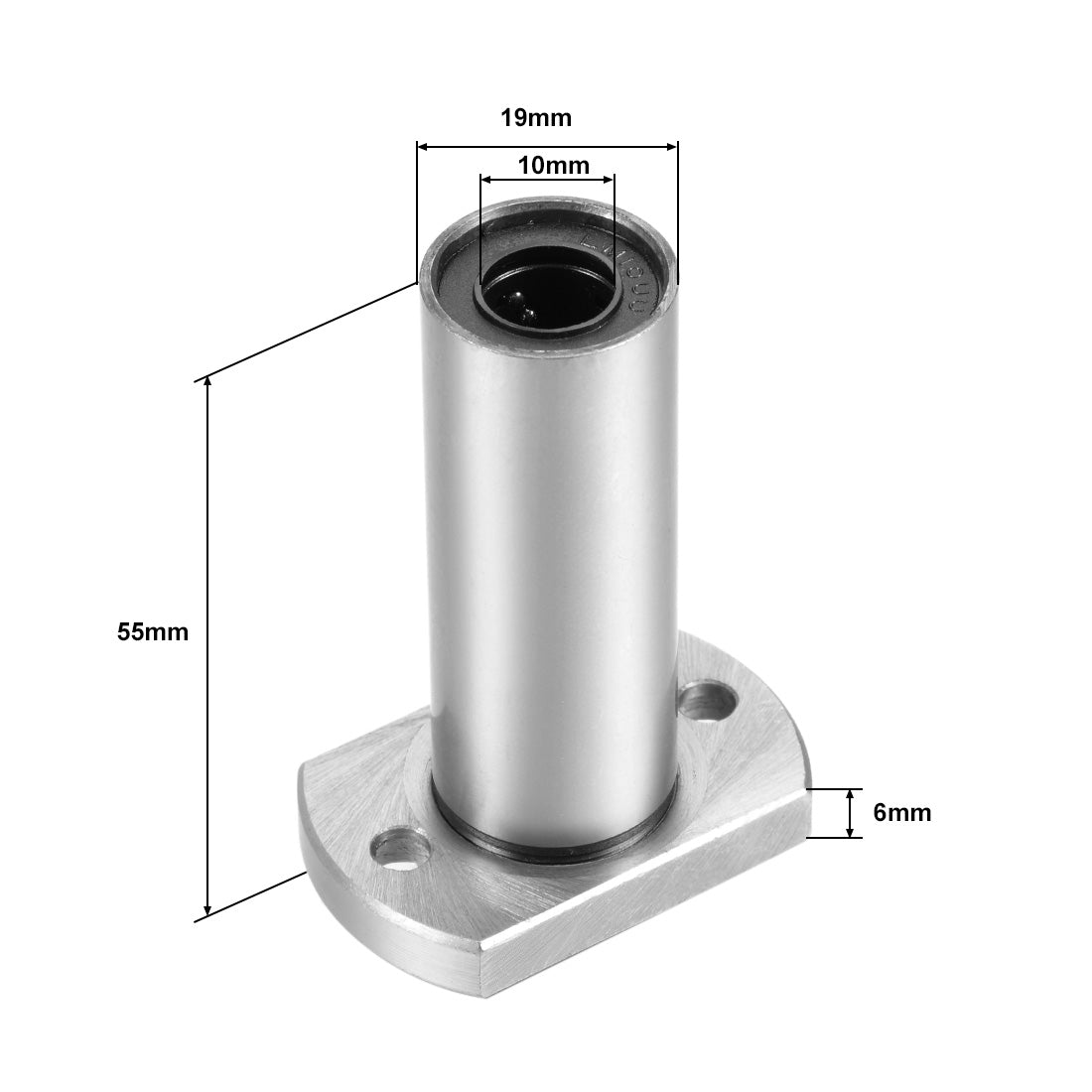 Uxcell Linear Motion Ball Bearings Extra Long Oval Flanged | Harfington