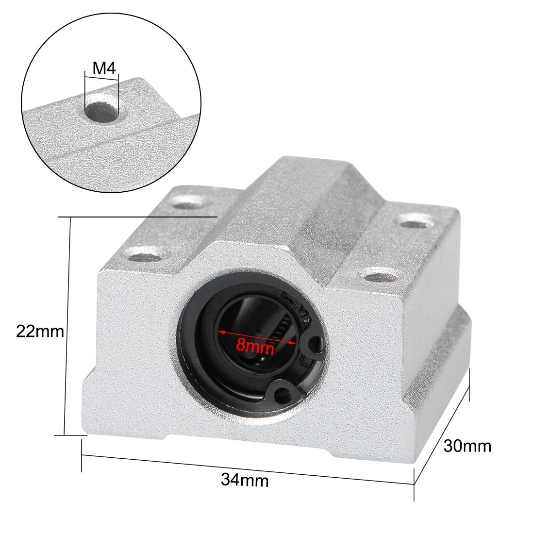 Uxcell Linear Ball Bearing Motion Slide Block Units Bearings | Harfington