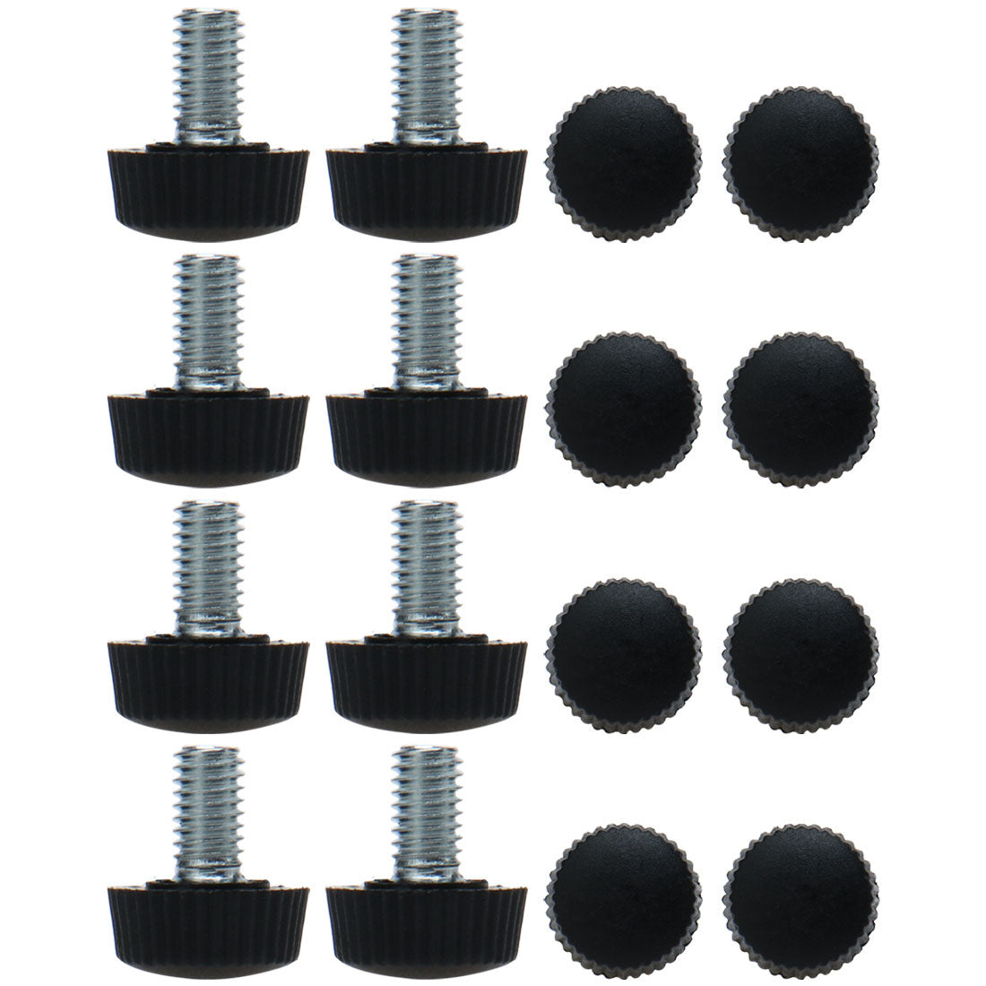Uxcell M6 x 10 x 16mm Leveling Feet Adjustable Leveler Floor Protector ...