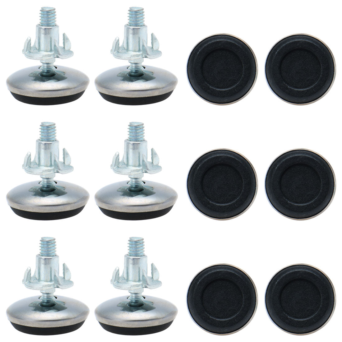 Uxcell M6 x 13 x 30mm Leveling Feet Adjustable Leveler Floor Protector ...