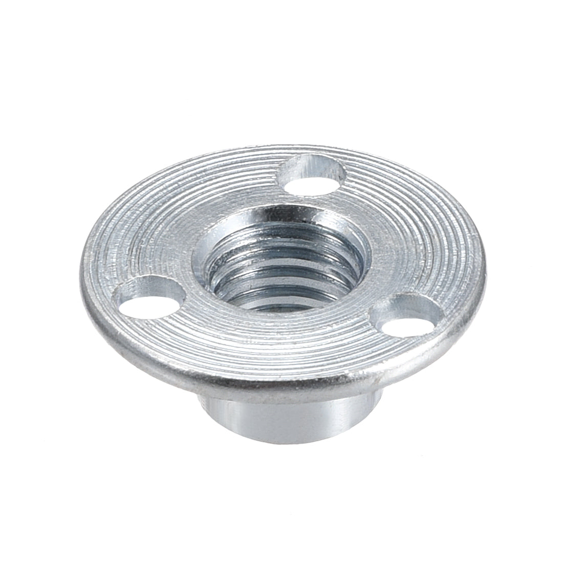 Uxcell Brad Hole Tee Nut Carbon Steel Round Base Screw-In T-Nut ...