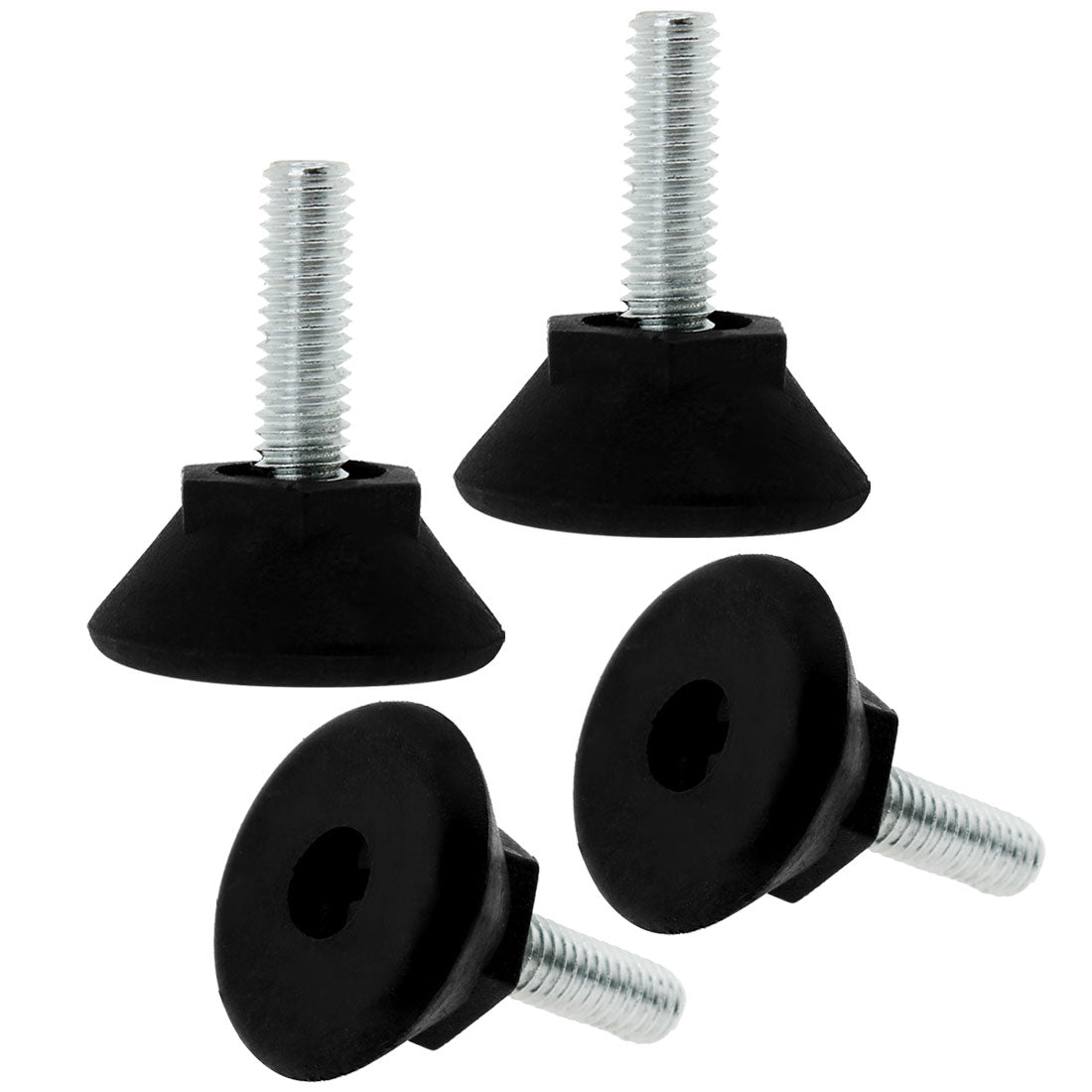 Uxcell M6 x 17 x 24mm Screw on Leveling Feet Adjustable Leveler Floor ...