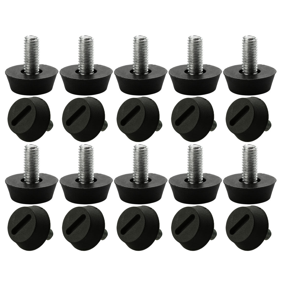 Uxcell M6 x 13 x 20mm Leveling Feet Adjustable Leveler Floor Protector ...