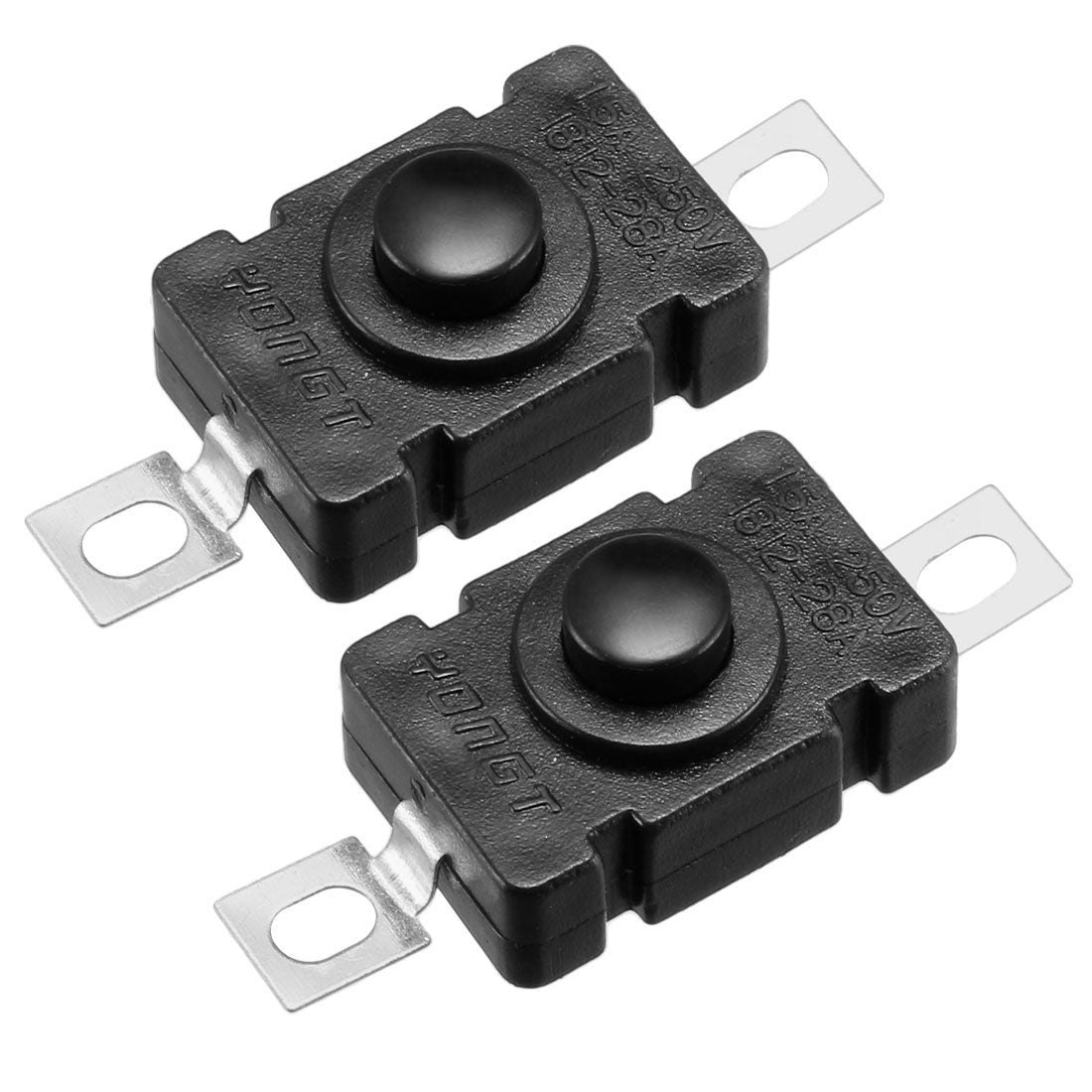 Uxcell 10Pcs 2-Pin Self Locking Push Button Tactile Tact Switches ...