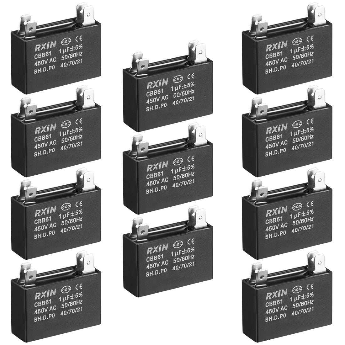CBB61 450V AC 1uF Polypropylene Film Capacitor | Harfington