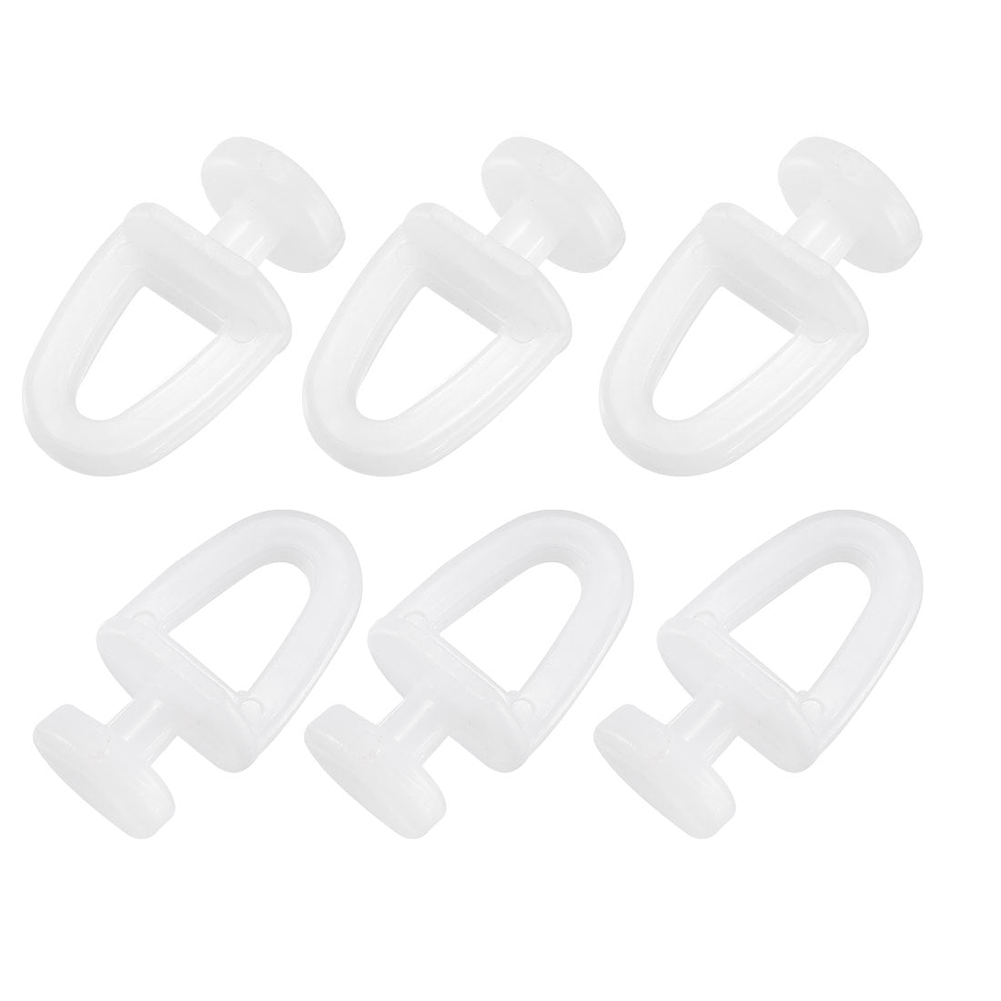 Uxcell Curtain Track Plastic Drapery Rail Sliding Glider for Windows ...