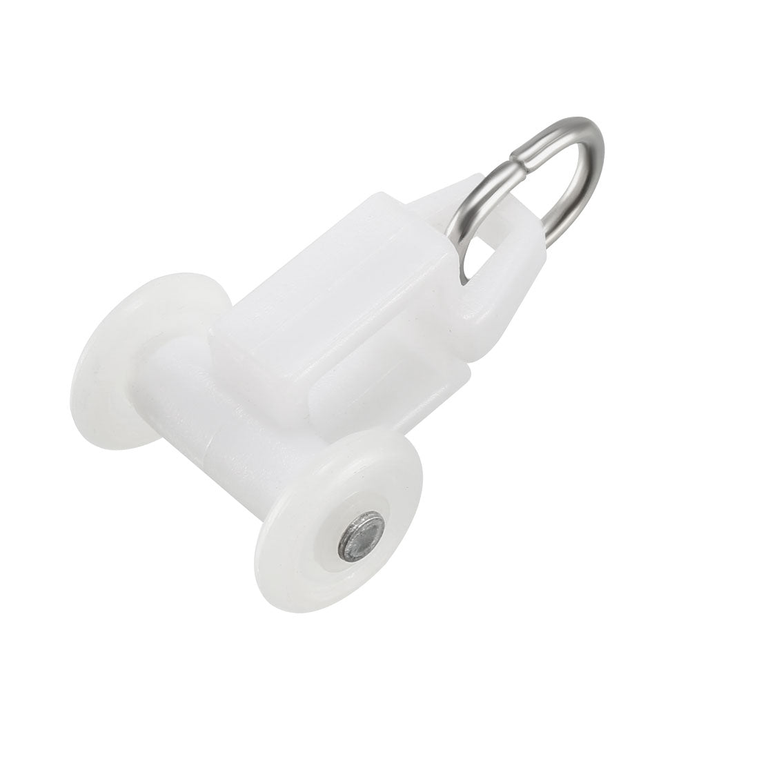 Uxcell Curtain Track Plastic Twin Wheeled Carriers Drapery Rail Sliding ...