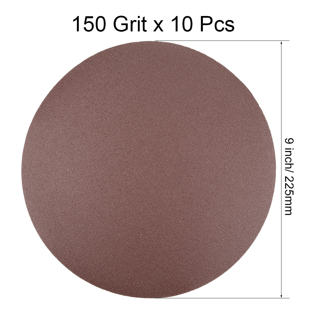 9-inch Sanding Disc Flocking Sandpaper for Sander | Harfington