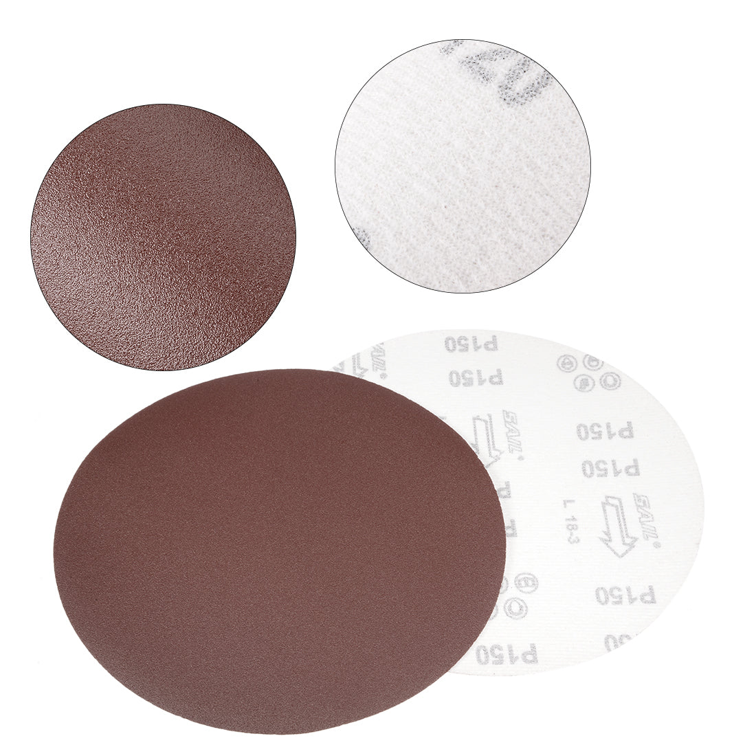 9-inch Sanding Disc Flocking Sandpaper for Sander | Harfington