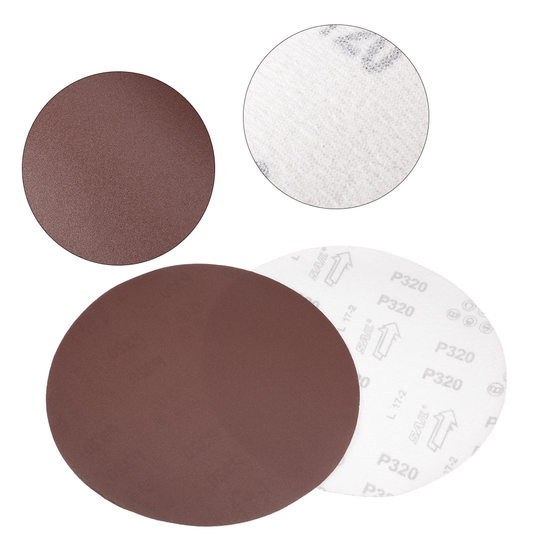 9-inch Sanding Disc Flocking Sandpaper for Sander | Harfington