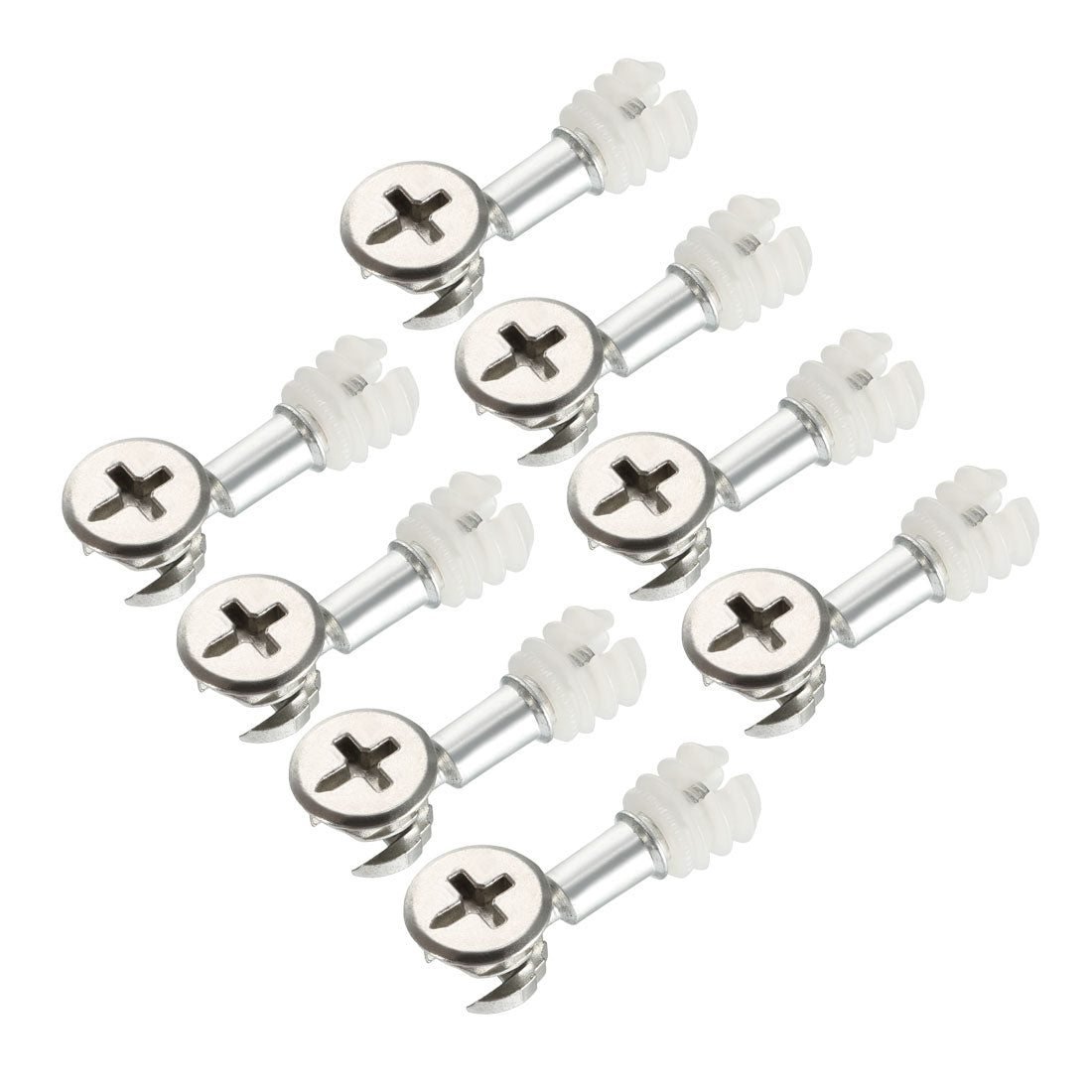 Uxcell 8 Sets Furniture Connecting 13mm OD Cam Fitting with Dowel Pre ...