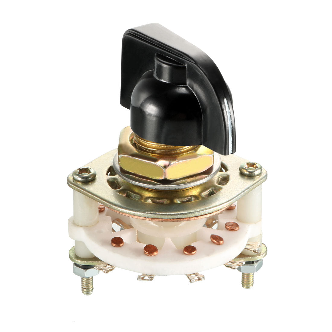 Uxcell 2P4T 2 Pole 4 Throw 1 Deck Band Channel Rotary Switch Selector ...