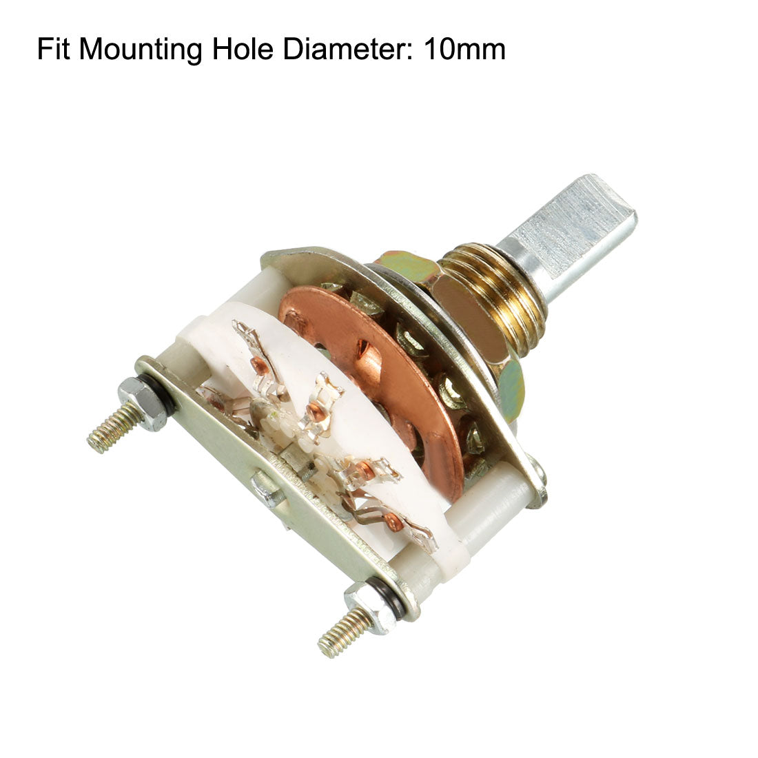 Uxcell 2P3T 2 Pole 3 Position Selectable 1 Deck Band Channel Rotary ...