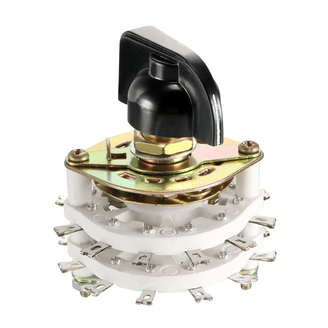 Uxcell 6P3T 6 Pole 3 Position 2 Deck Band Channel Rotary Switch ...