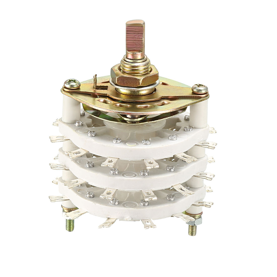 Uxcell 6P5T 6 Pole 5 Position 3 Deck Band Channel Rotary Switch ...