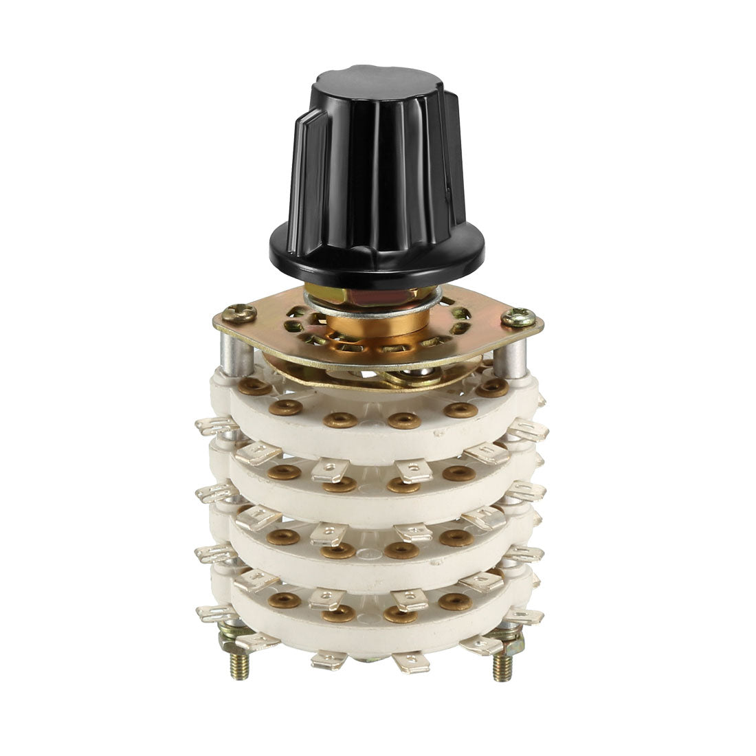 4P8T 4 Pole 8 Position 4 Deck Band Channel Rotary Switch Selector with ...