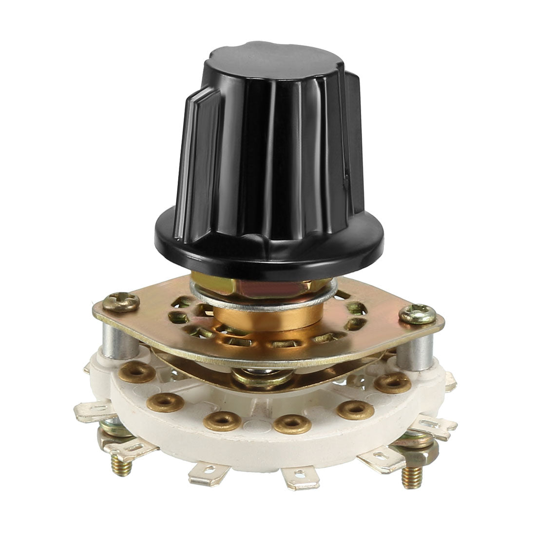 Uxcell 3P3T 3 Pole 3 Throw 1 Deck Band Channel Rotary Switch Selector ...