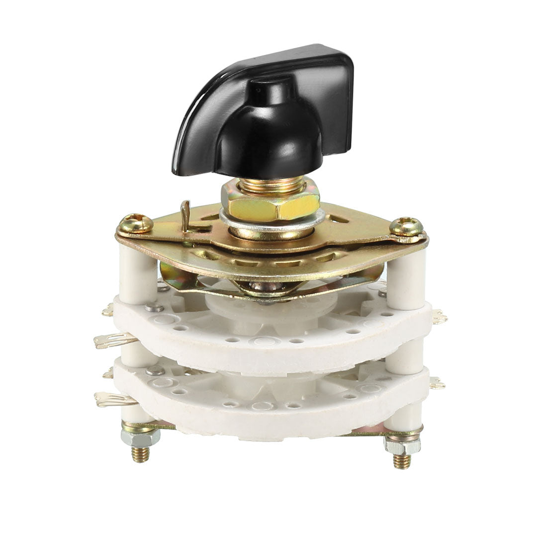 Uxcell 2P6T 2 Pole 6 Position 2 Deck Band Channel Rotary Switch ...