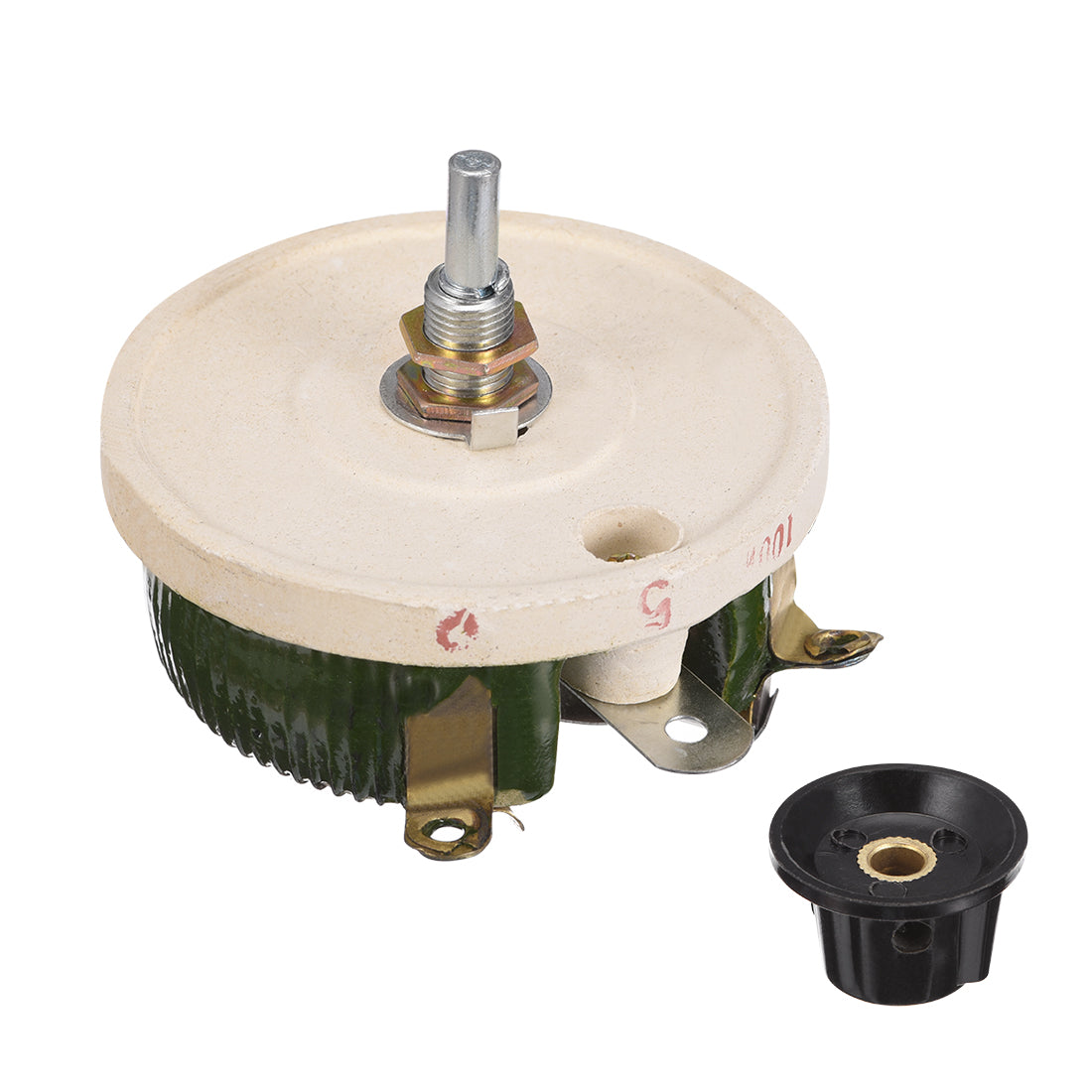 Uxcell Wirewound Ceramic Potentiometer Variable Rheostat Resistor 100W ...